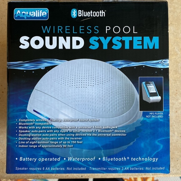 Aqualife | Portable Audio & Video | Aqualife Wireless Pool Sound System ...